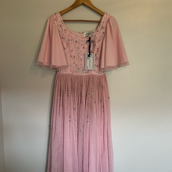 JessaKae | Dresses | Jessakae Blush Crystalembellished Dress | Poshmark